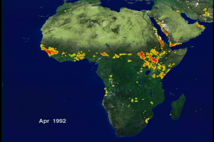 SVS: AVHRR Fire Data over Africa: April 1992 through December 1993 (3 ... SVS: AVHRR Fire Data over Africa: April 1992 through December 1993 (3 ...