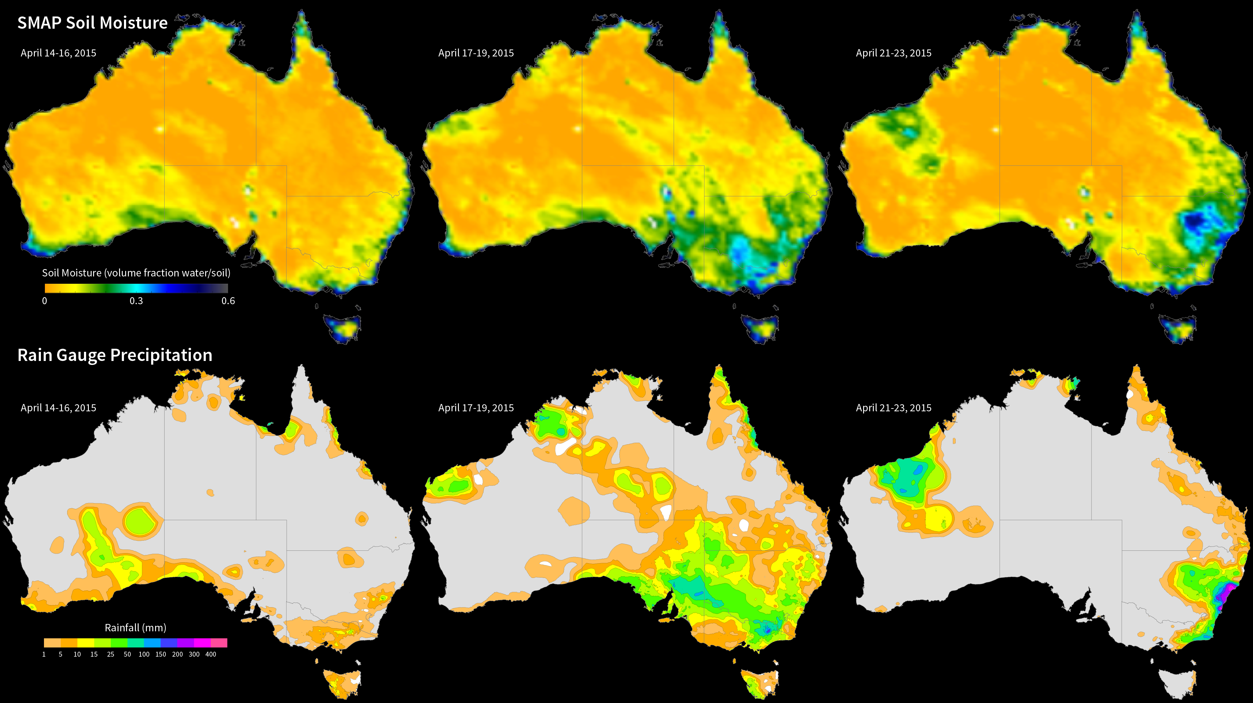 NASA SVS | Soil Moisture Maps and Australian Rainfall NASA SVS | Soil Moisture Maps and Australian Rainfall